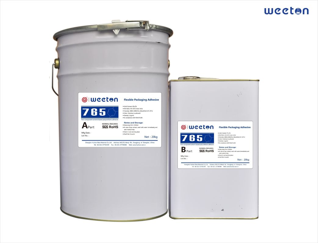 765A 765B Solvent-Based Laminating Adhesive Flexible Packaging Adhesive ...