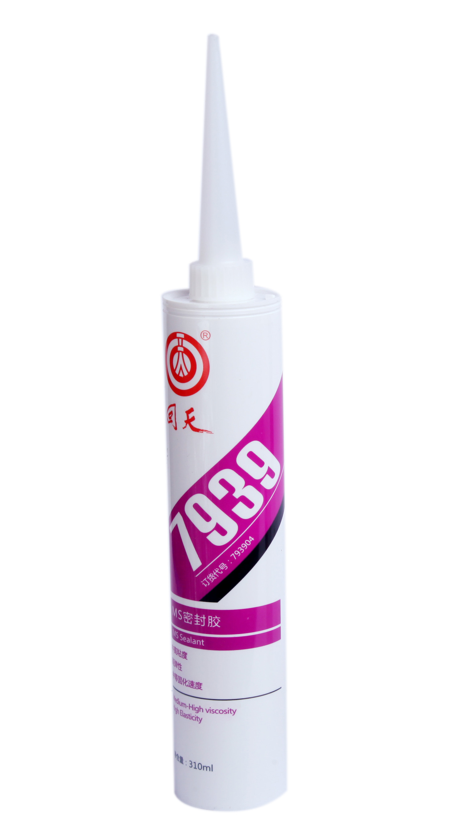 Black modified silicone MS Sealant Adhesive 7930 used for trucks and ...