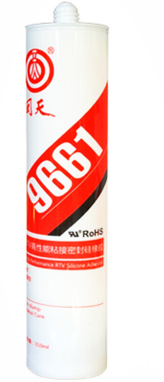 9661 Solar Module RTV Photovoltaic Dealcoholized Adhesive For Junction ...