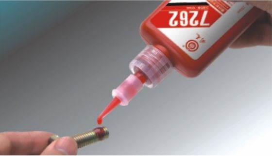 7262 Mi-High Strength Red Thixotropic Anaerobic Thread Locker For Under ...